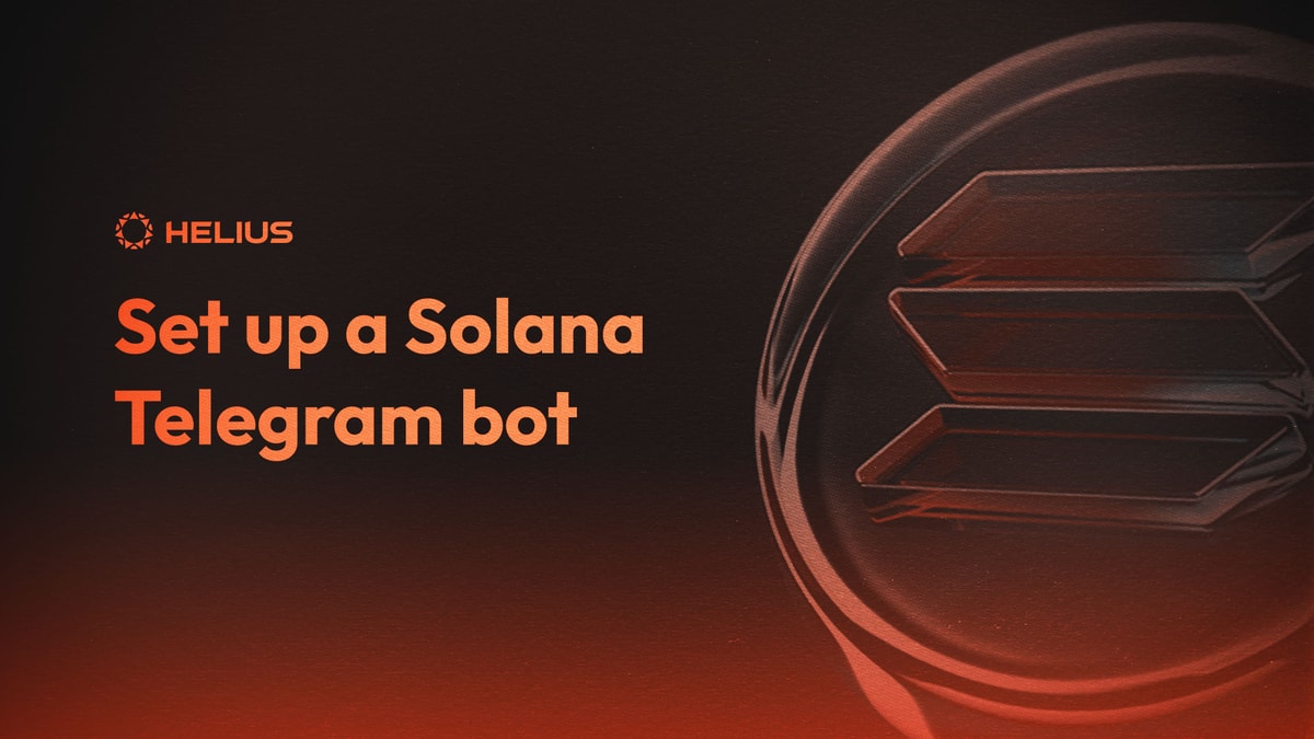 Create a Solana Telegram Bot in Less Than 100 Lines of Code
