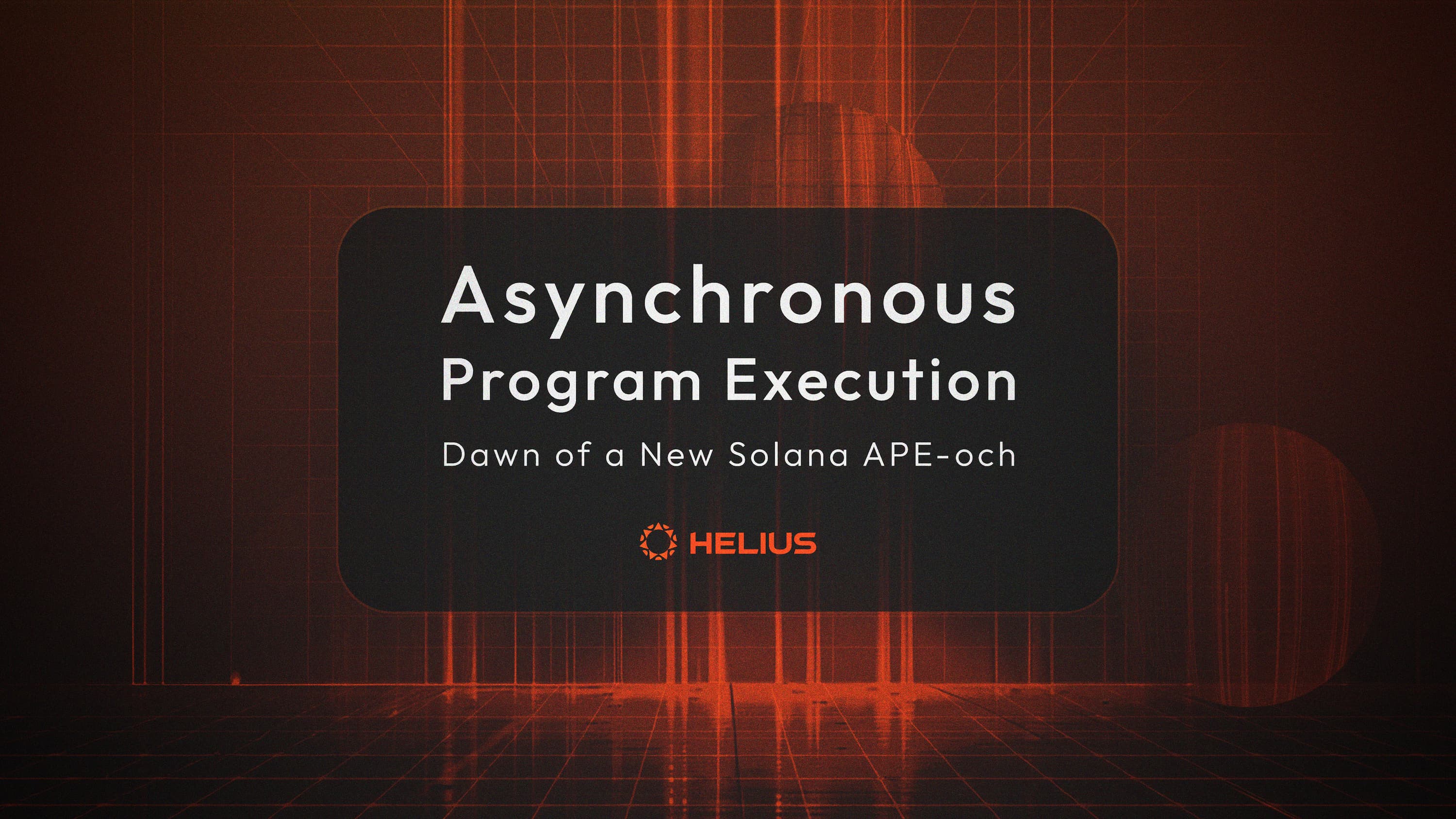 Asynchronous Program Execution: Dawn of a New Solana APE-och